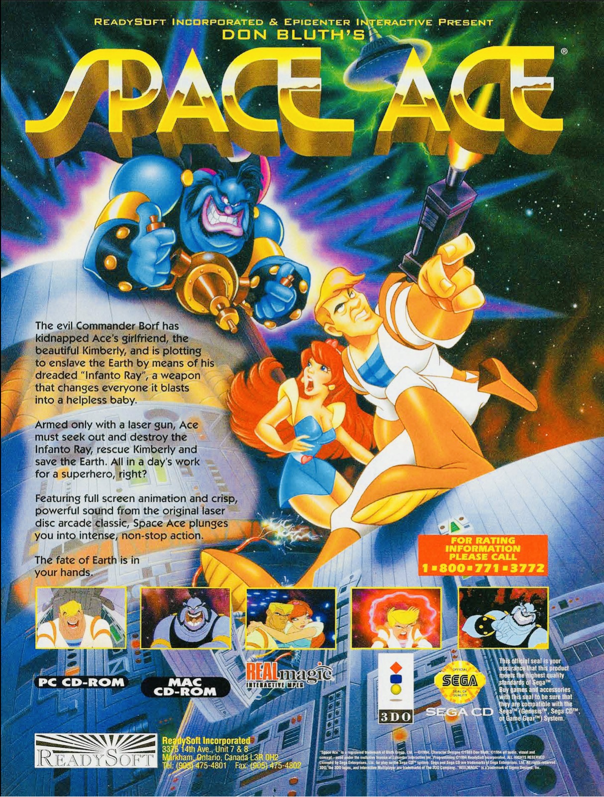 Space Ace (3DO) Advertisement