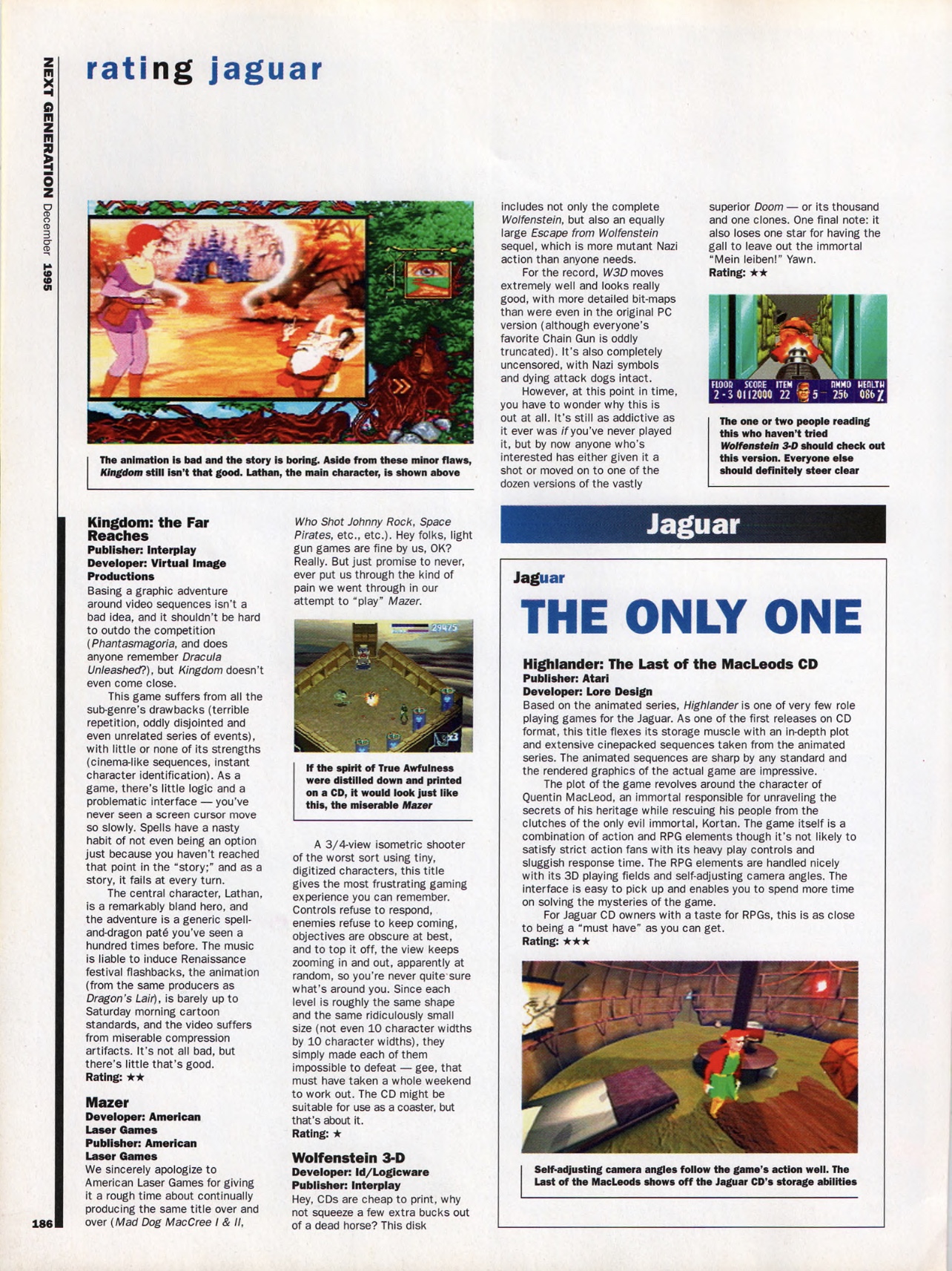 Mazer (3DO) Review by Next Generation Magazine