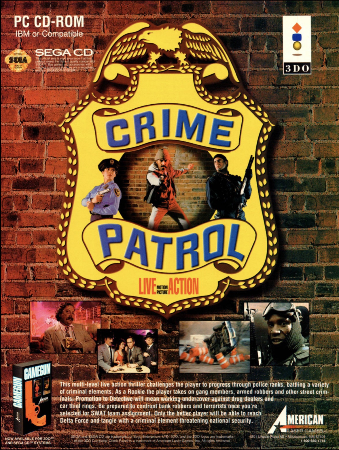 Crime Patrol (3DO) Advertisement