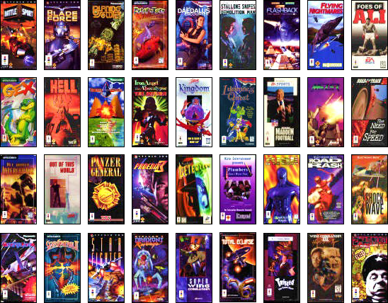Collection of 3DO Box Art